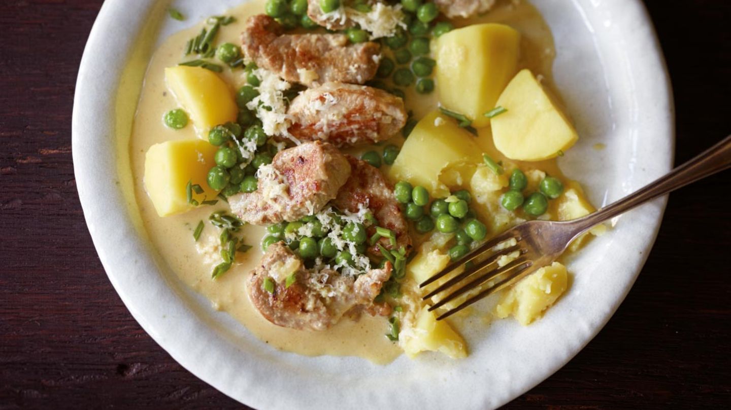 Meerrettich-Rahm-Geschnetzeltes Rezept - [ESSEN UND TRINKEN]