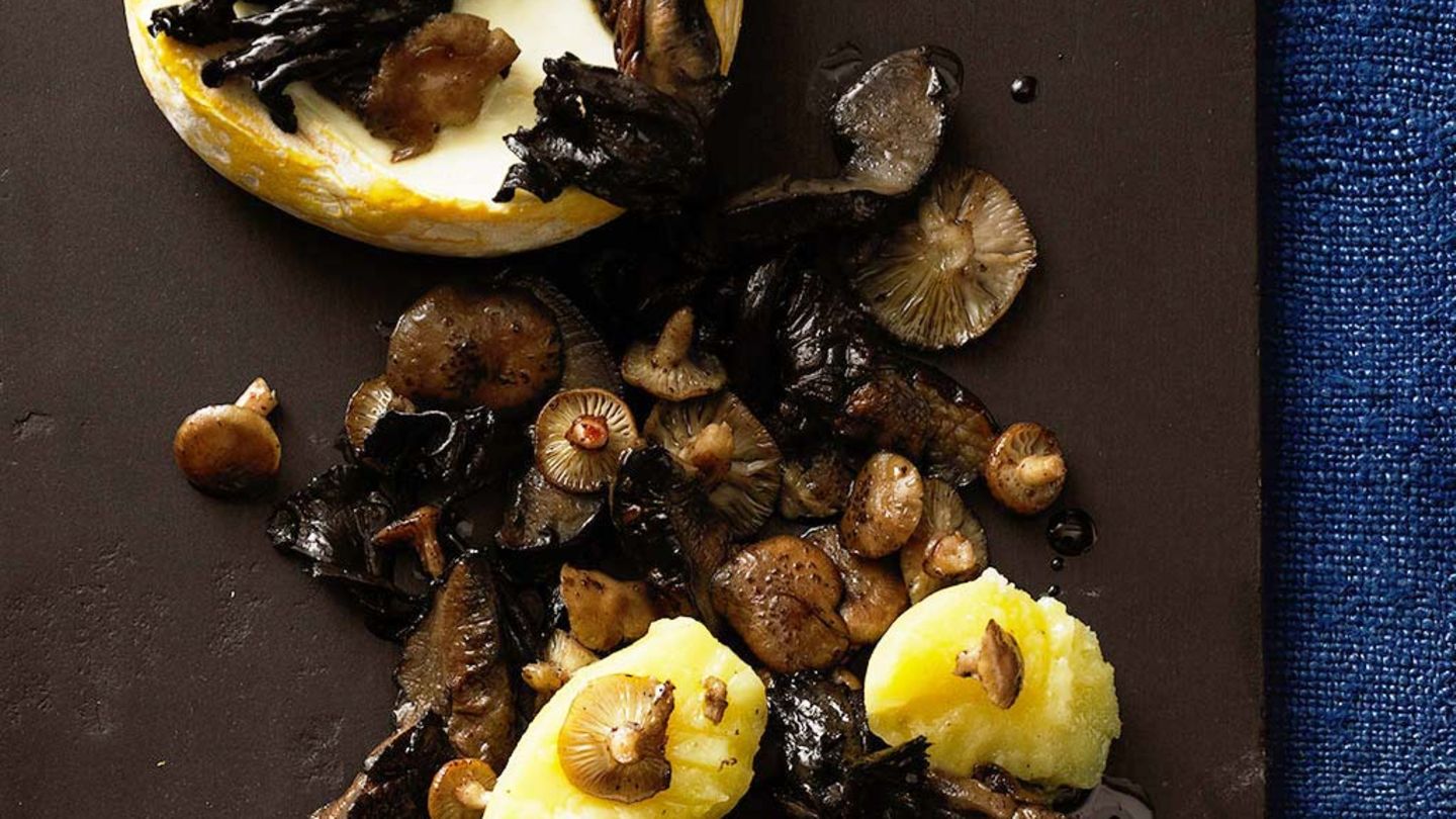 Gebratene Pilze mit Munster Rezept - [ESSEN UND TRINKEN]