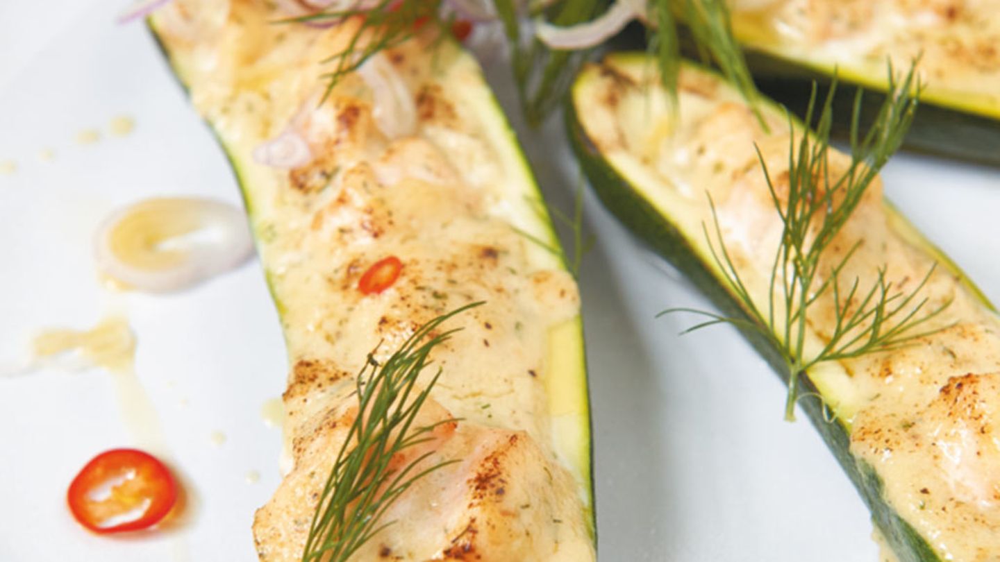 Lachs-Zucchini Rezept - [ESSEN UND TRINKEN]