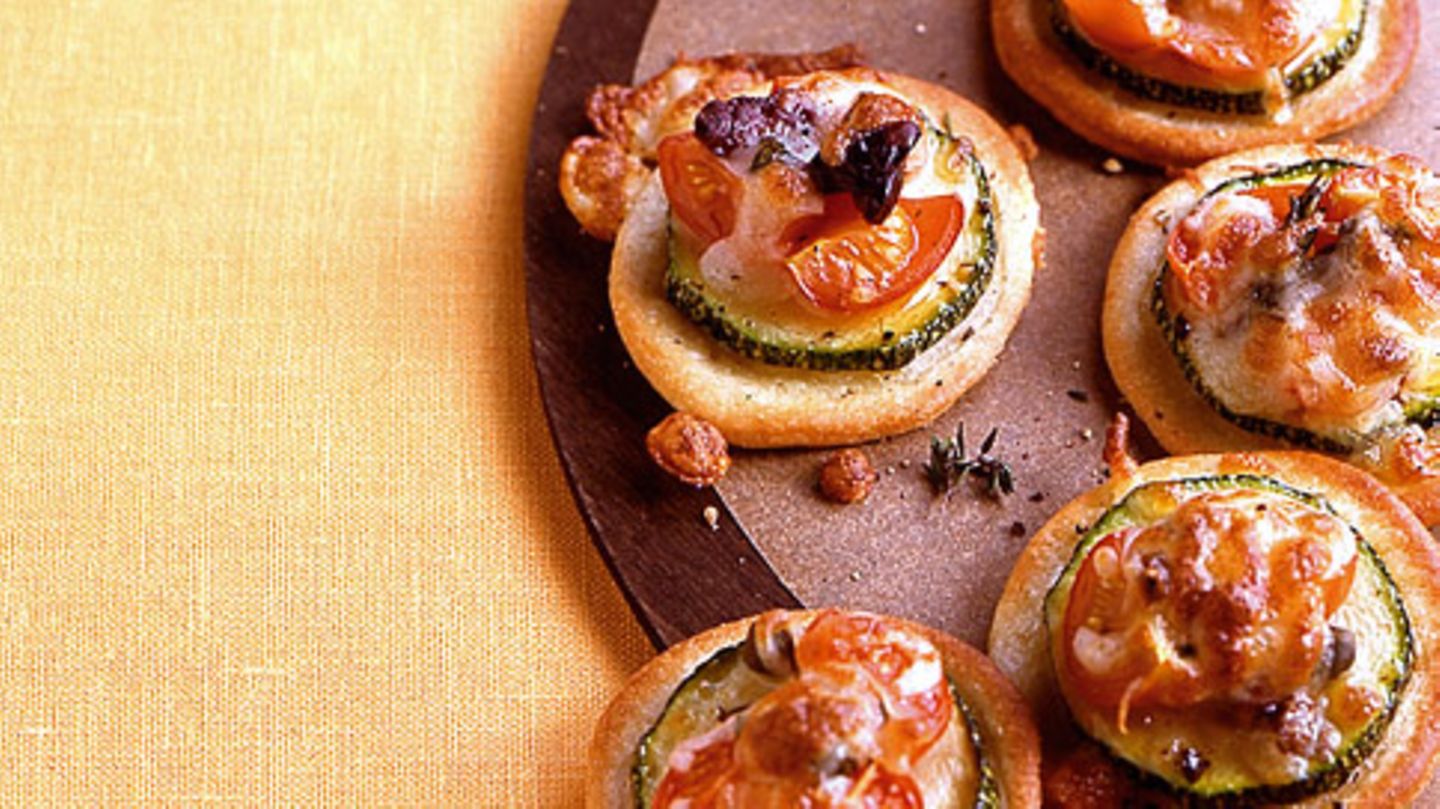 Mini-Pizzen Rezept - [ESSEN UND TRINKEN]