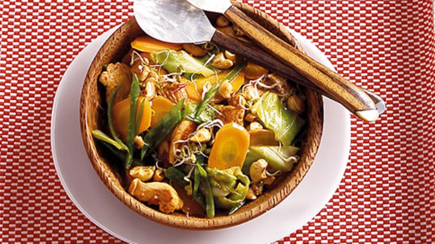 Gemüse aus dem Wok Rezept - [ESSEN UND TRINKEN]