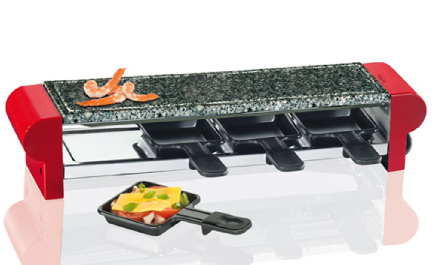 "Raclette Hot Stone Quattro" von Küchenprofi - [ESSEN UND TRINKEN]