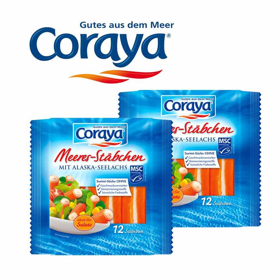 Coraya: lecker-leichter Surimi-Genuss mit nur vier Prozent Fett ...