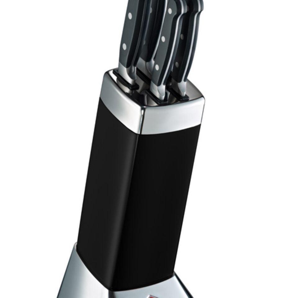 Messerblock Classic Lina in schwarz - [ESSEN UND TRINKEN]
