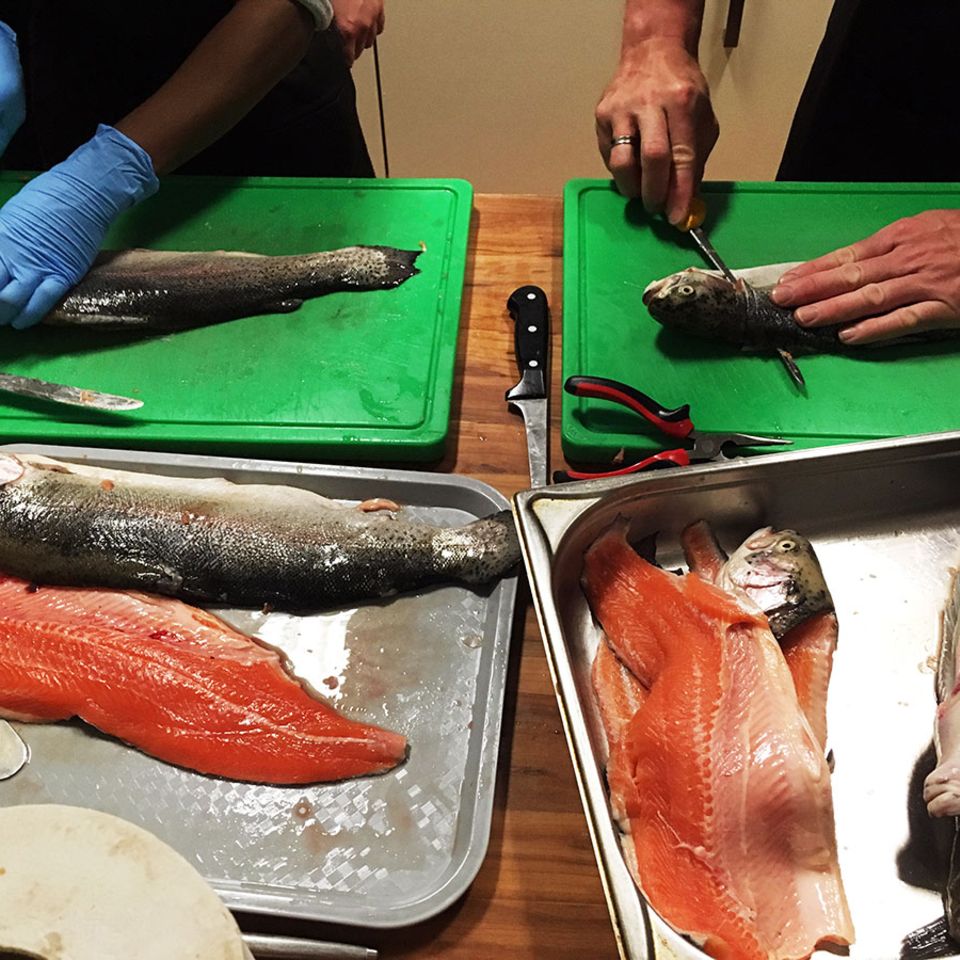 Filetieren der Fische - [ESSEN UND TRINKEN]