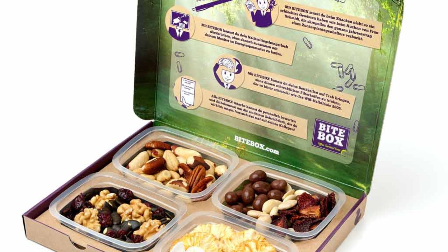 Bürosnacks aus der BiteBox - [ESSEN UND TRINKEN]