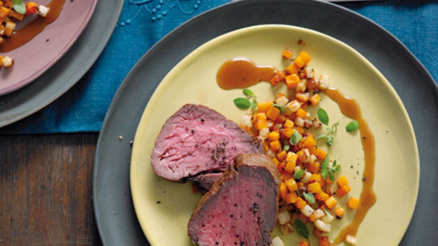 Geräuchertes Rinderfilet mit Verjus-Sauce Rezept - [ESSEN UND TRINKEN]