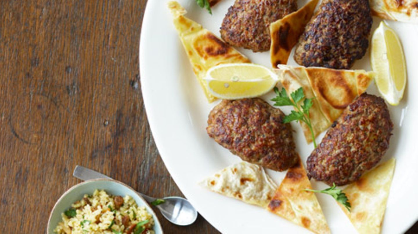 Gefüllte Hackfleisch-Fladen Rezept - [ESSEN UND TRINKEN]