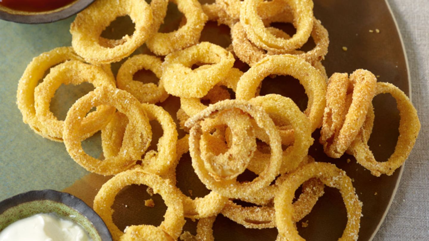 Gebackene Zwiebelringe Rezept - [ESSEN UND TRINKEN]