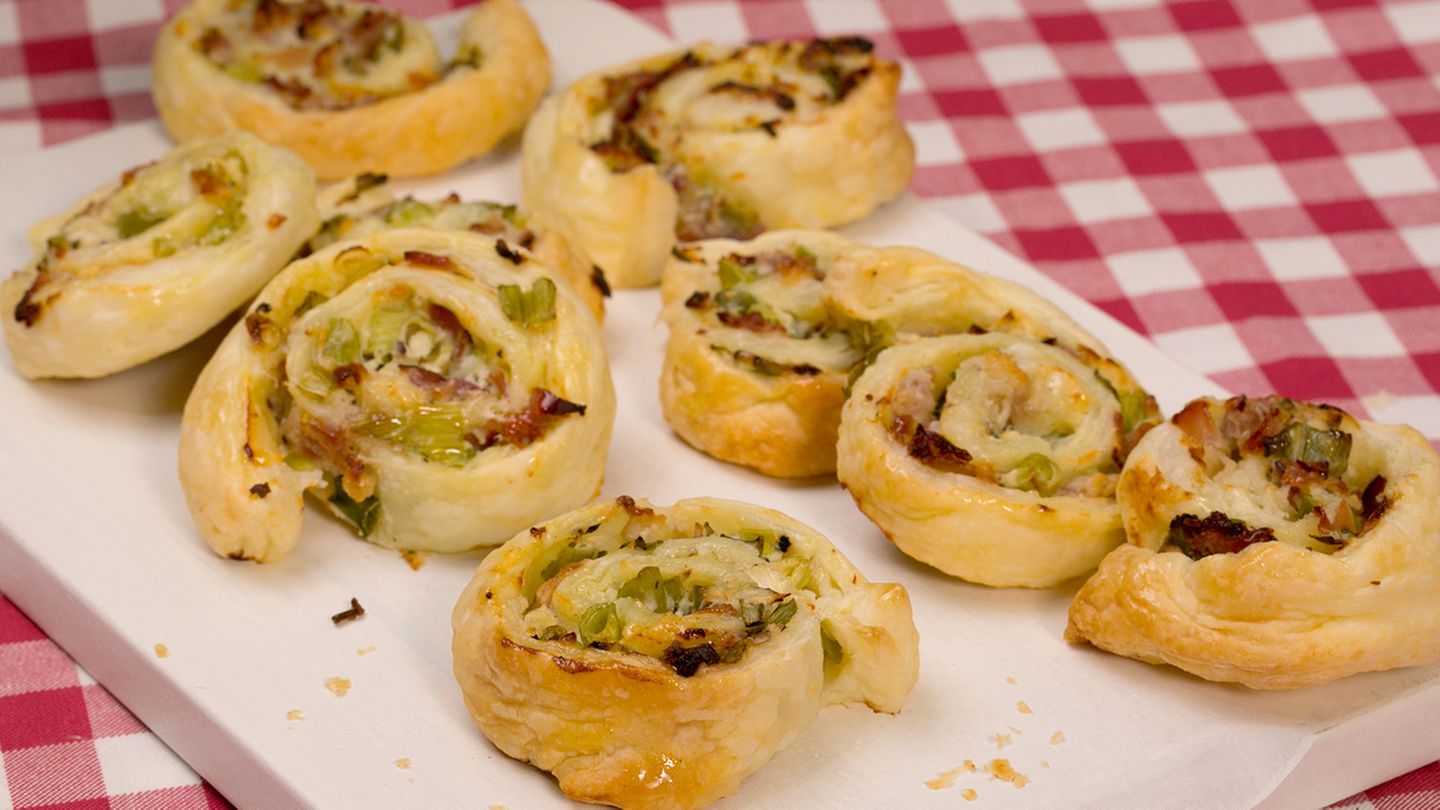 Flammkuchenrolle: schneller Herbstsnack - [ESSEN UND TRINKEN]