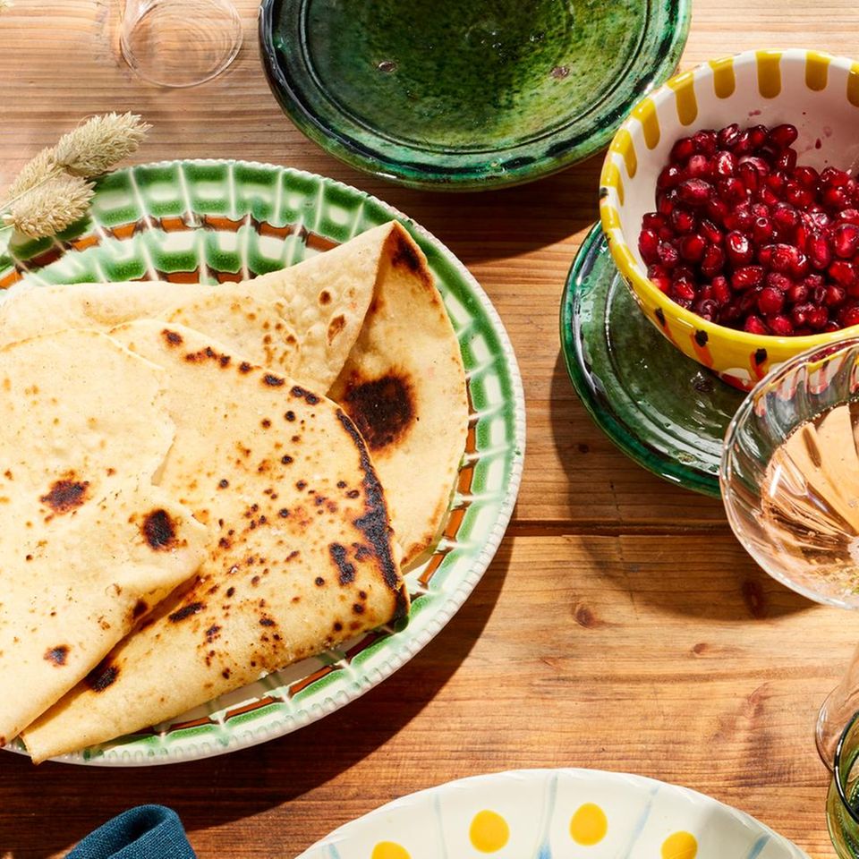Chili-Naan-Brot: Hefeteigfladen aus der Pfanne - [ESSEN UND TRINKEN]
